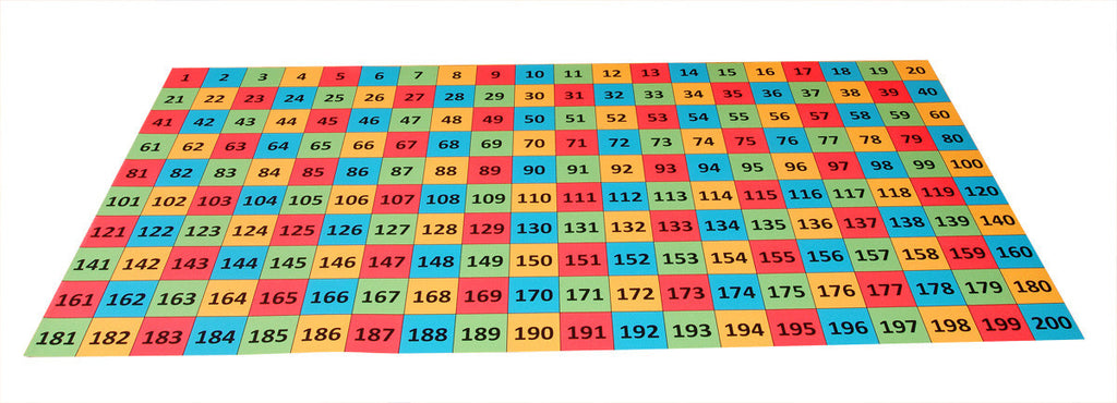 Super Giant 1-200 Numbers Mat – Northern Softplay